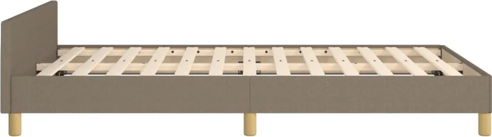 Rám postele bez matrací taupe 120x190 cm textil 3270510