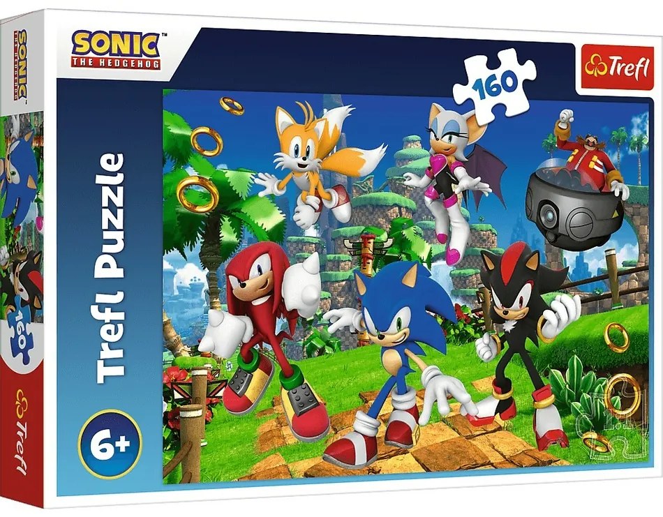 Trefl Puzzle Sonic a jeho přátelé, 160 dílků