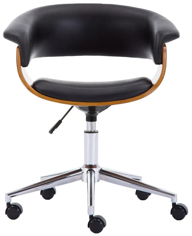 Kancelářská židle CORAL ořech/černá