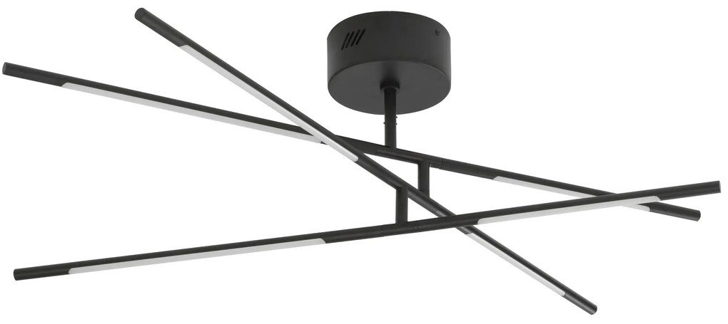 Stropní svítidlo LED se stmíváním Raccio 84 černé