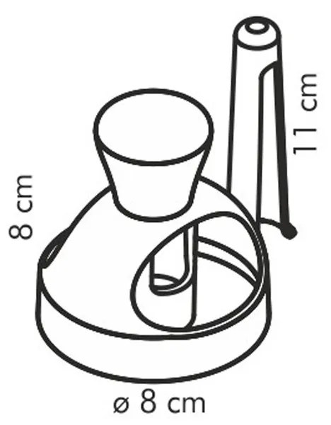 TESCOMA Tvořítko na donuty s namáčecími kleštěmi DELÍCIA