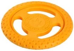 KIWI WALKER s.r.o Hračka pes FRISBEE MINI plov. z TPR oranžová Kiwi