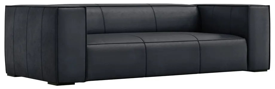 Tmavě modrá kožená pohovka 227 cm Madame – Windsor &amp; Co Sofas