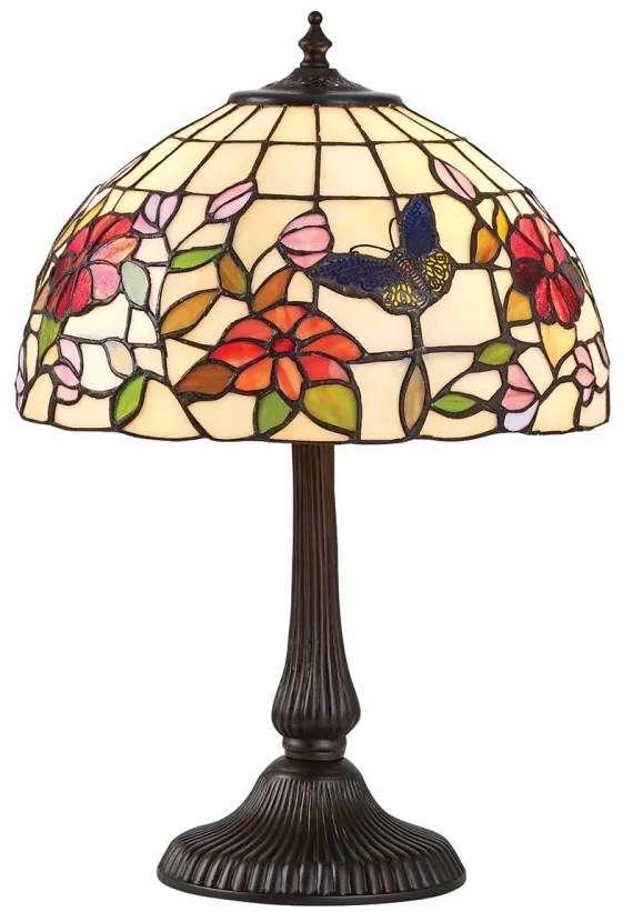 Butterfly stolní lampa Tiffany 63998