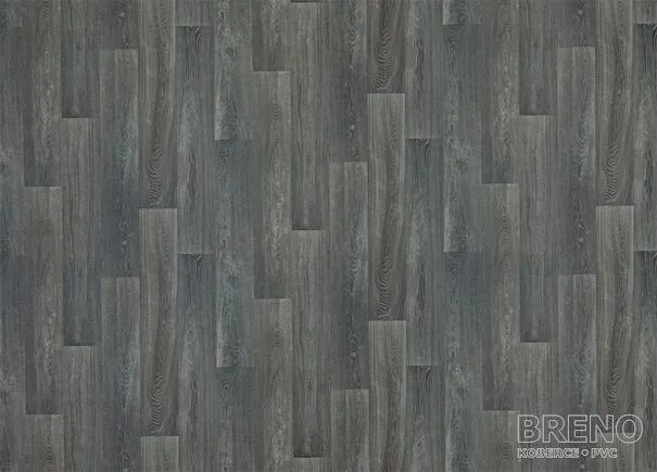 Breno PVC XTREME Pure Oak 946E – tmavě šedé dřevo, šíře 200 cm