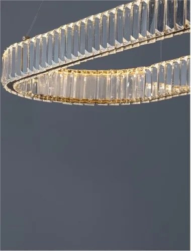Závěsné LED svítidlo NOVA LUCE AURELIA 48W 3500K 9333073 stmívatelné Triac