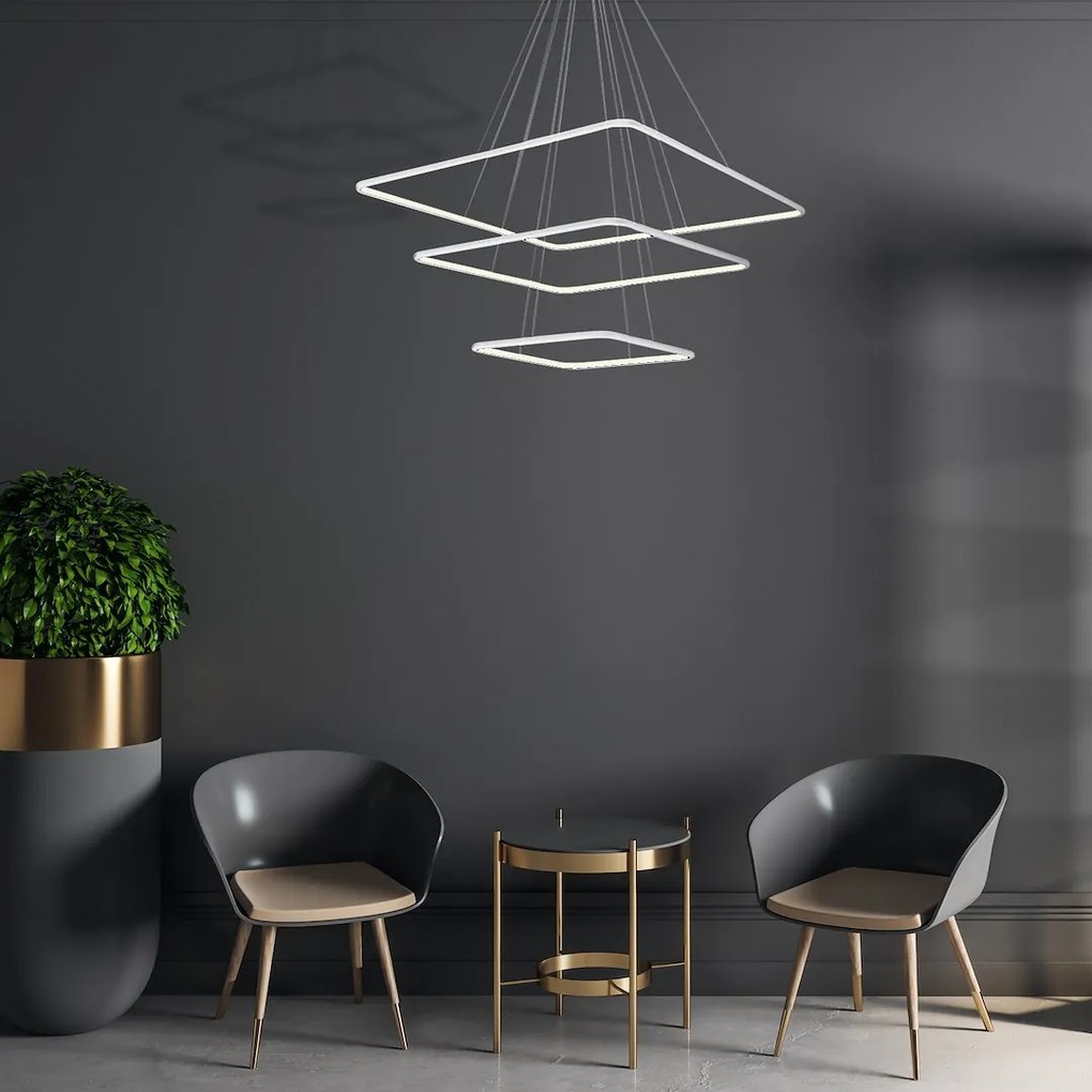 Závěsné LED svítidlo Nix, 3x LED 117w, 3000k, w