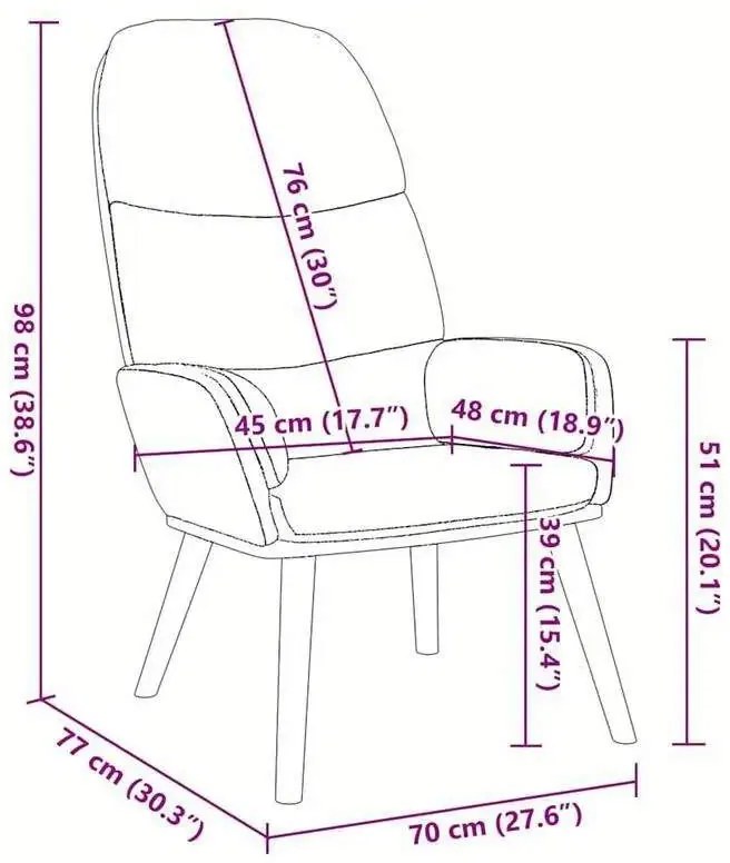 Křeslo relaxační, nohy dřevěné, látka zelená, NoBi COTTO 3