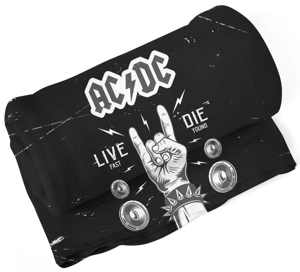Sablio Deka ACDC Live fast, die young - 150x120 cm