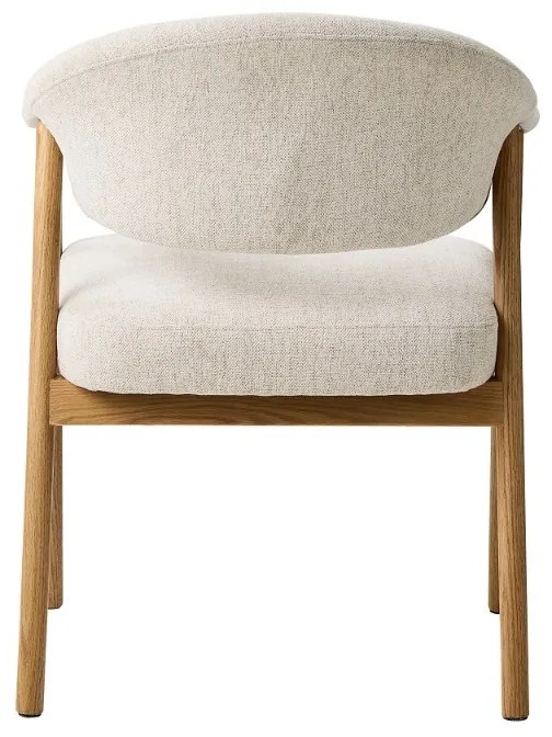 Designová jídelní židle Jacqueline přírodní dub