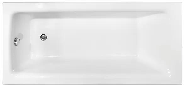 Besco Akrylátová obdélníková vana Talia 100x70 (110,120,130,140,150x70, 160,170x75) Barva: Bílá, Rozměry (cm): 100x70
