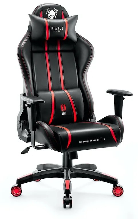 Herní židle Diablo X-One 2.0 King Size: černo-červená Diablochairs