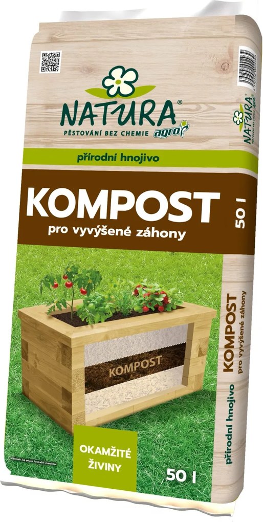 NATURA Kompost pro vyvýšené záhony 50 l