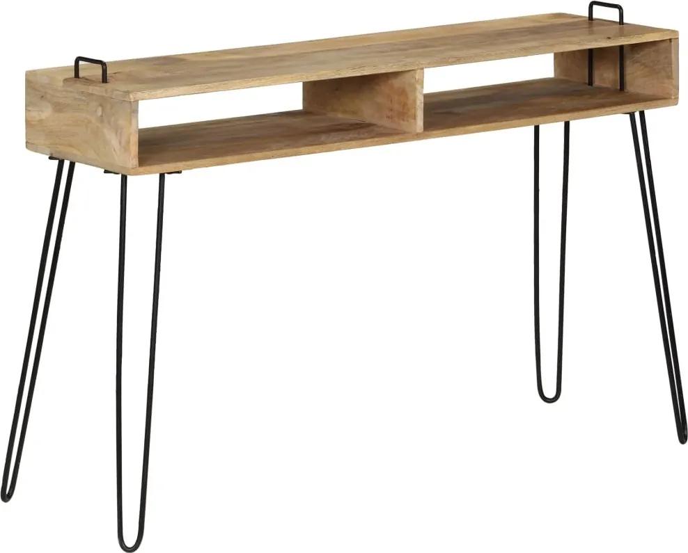 vidaXL Konzolový stolek z masivního mangovníku 115 x 35 x 76 cm [246022]