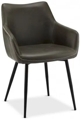 Jídelní židle Zalea šedá, černá