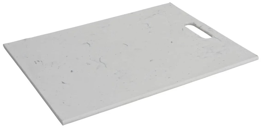 Excellent Houseware Krájecí deska Marble, bílá, 40,5x30,5 cm