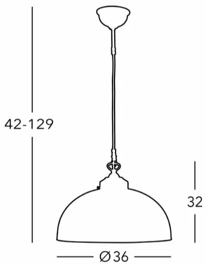 Svítidla KOLARZ Kolarz NONNA Gold rustikální lustr 731.32.162/36 cm/1x E27