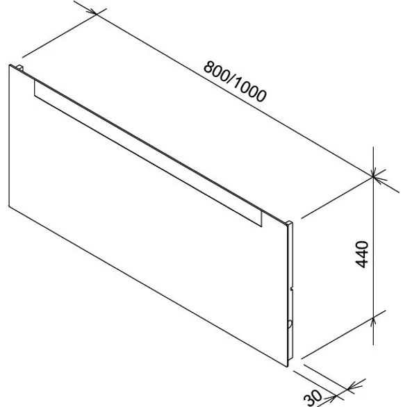 Ravak CLEAR 800 Zrcadlo 80x3x44 X000000765