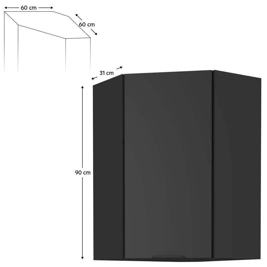 Horní skříňka SIBER 60X60 GN-90 1F (45) Kondela