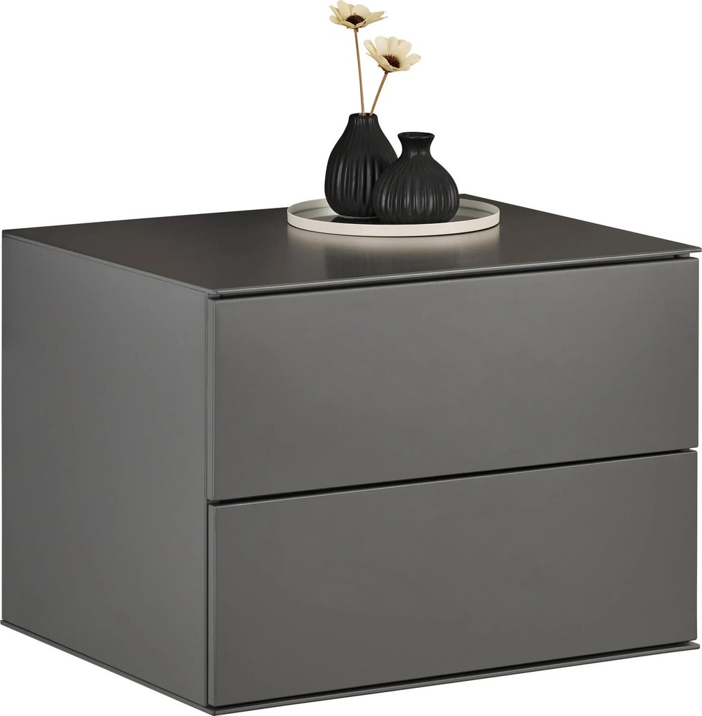 XXXLutz KOMODA, antracitová, 60/44/50 cm Dieter Knoll - Šuplíkové komody - 001770003607
