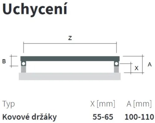 Isan Club Sky 1182 x 600 mm koupelnový radiátor bílý