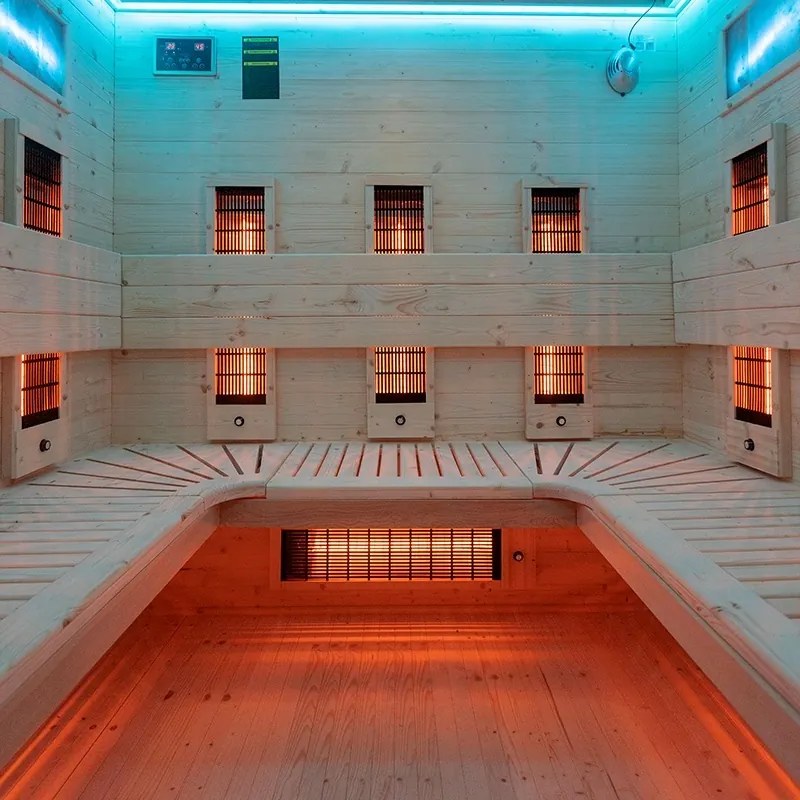 BPS-koupelny Infrasauna Relax HYD-6714 180x150, 3-4 osoby