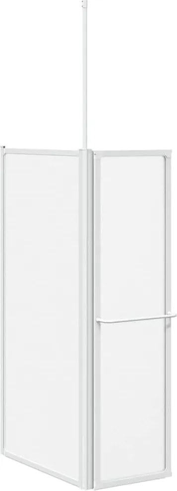 Sprchová a vanová zástěna tvar L 70x120x137cm 4 panely skládací 140787