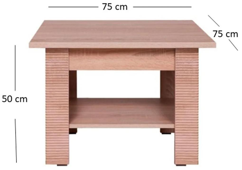 Konferenční stolek 75 dub sonoma Gress