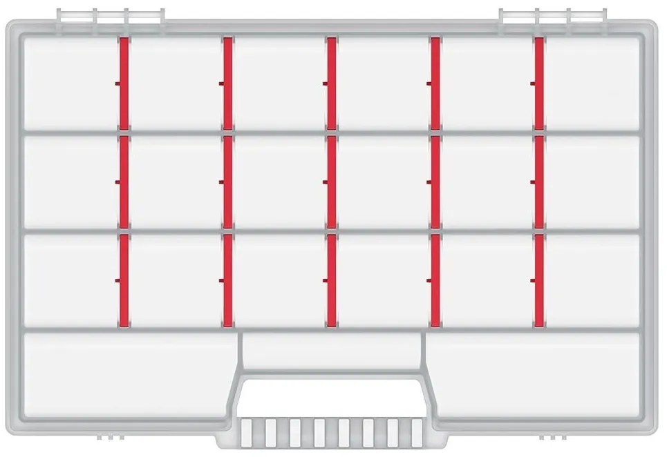 Organizér ZERGOT 29 x 19,5 x 3,5 cm červený