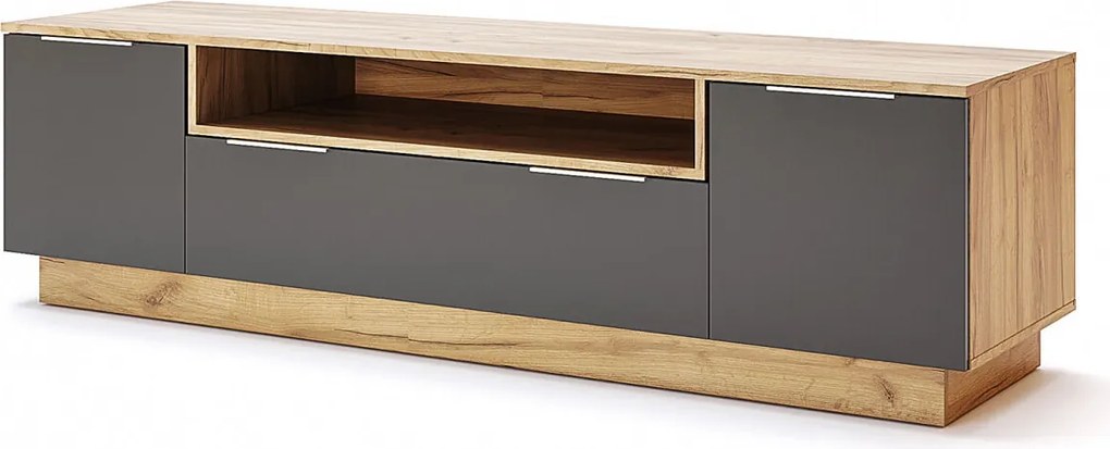 TV stolek 1,8 m Lava / dub kraft Luna