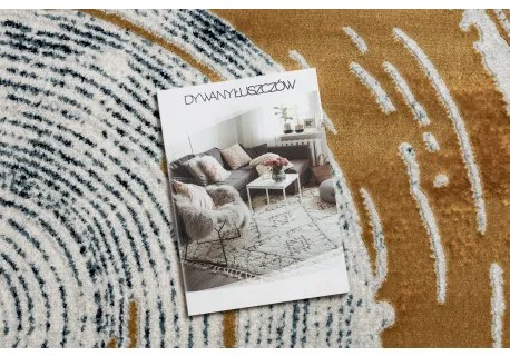 Dywany Luszczow Kusový koberec EMERALD EXCLUSIVE 1024 abstrakce modrý / zlato Rozměr koberce: 160 x 220 cm