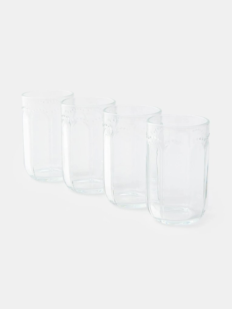 Sinsay - Sada sklenic se zdobením 4 pack - clear