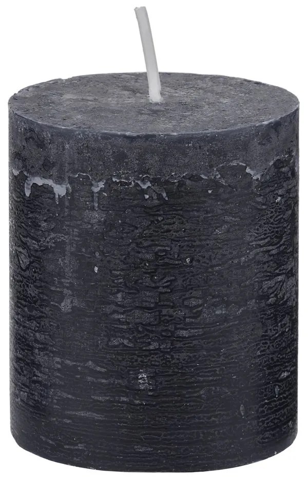 RUSTIC Svíčka 8 cm - černá