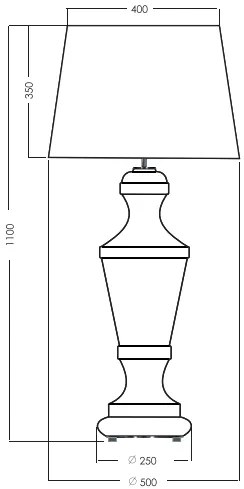 Stolní lampa ROMA Copper A225322256