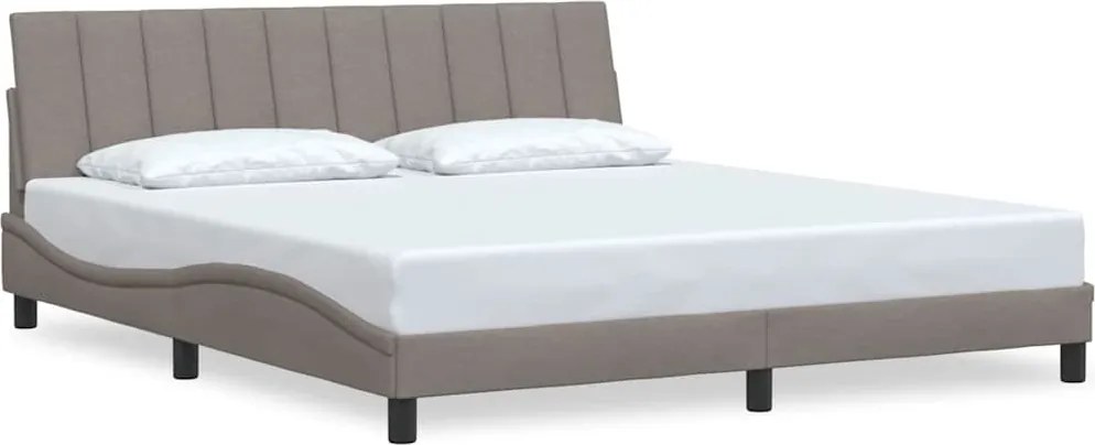 Rám postele bez matrace Hanko taupe 180 x 200 cm textil 3310409