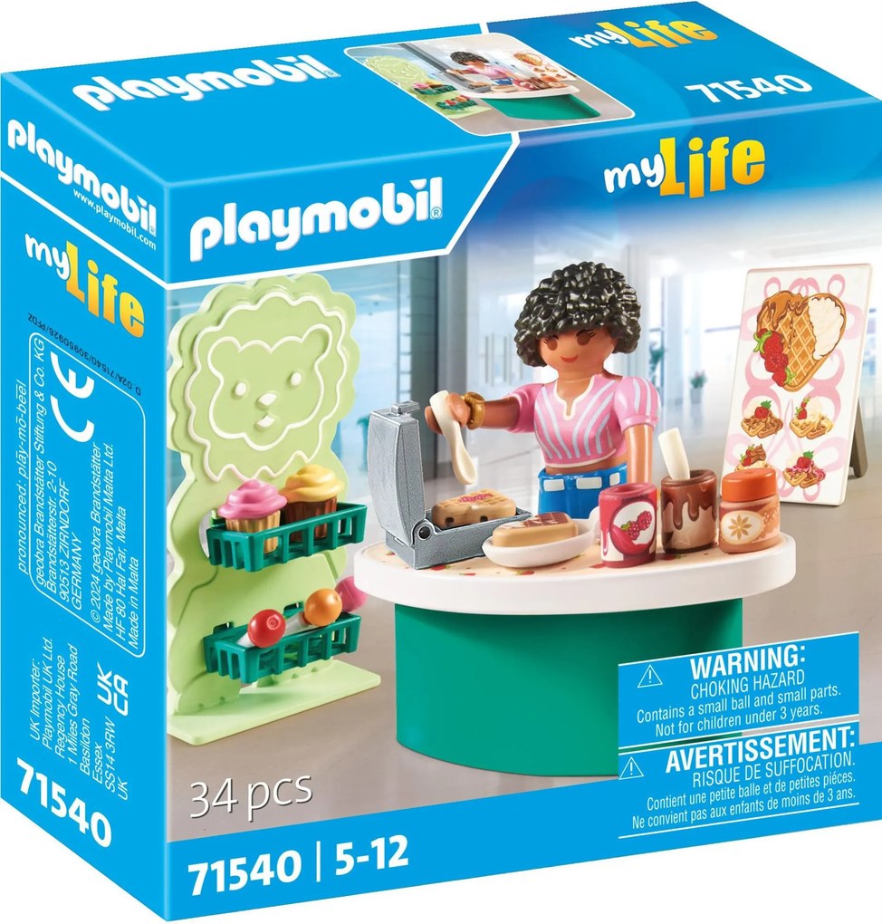 Set figurek a příslušenství playmobil 71540 stánek s cukrovinkami