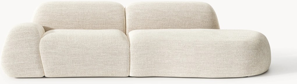 Modulární bouclé šezlong Wolke, 3místný