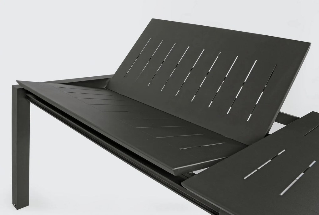 BIZZOTTO Rozkládací zahradní stůl KONNOR 200x110 cm antracit 0662274