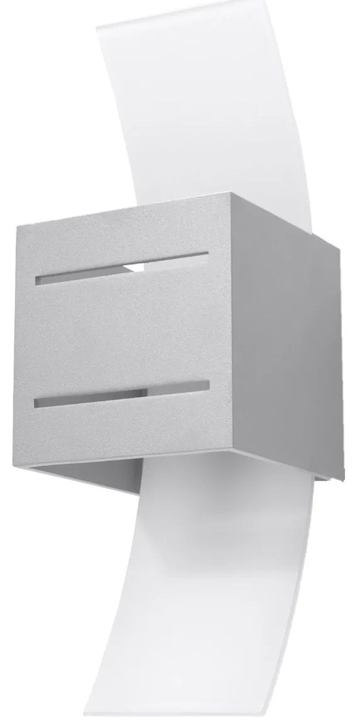 Sollux Lighting Nástěnné svítidlo LORETO šedé