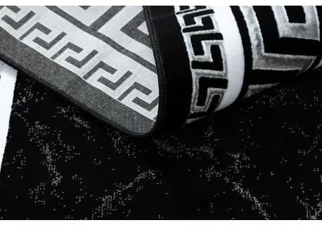 Dywany Luszczow Kusový koberec GLOSS 2813 87, rám, řecký černý / šedá Rozměr koberce: 60 x 300 cm