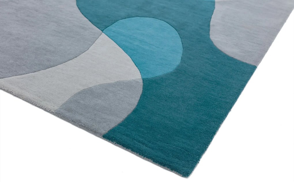 Modrý koberec Blondie Arc Teal Rozměry: 200x300 cm
