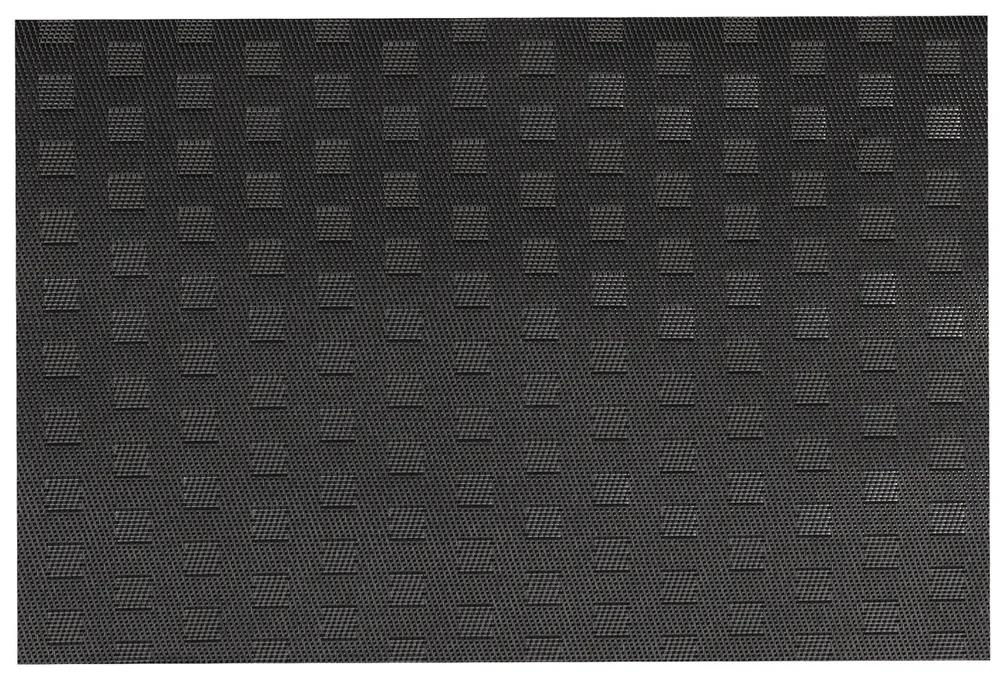 Autronic Prostírání plastové - černo-šedivé DK5006