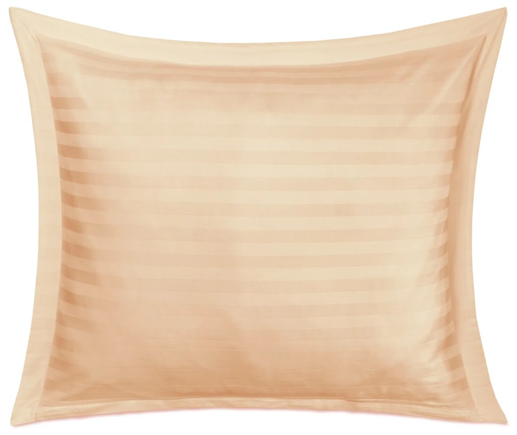 BAMBUSOVÝ POVLAK NA POLŠTÁŘ STRIPE BEIGE 70X80 CM BÉŽOVÉ