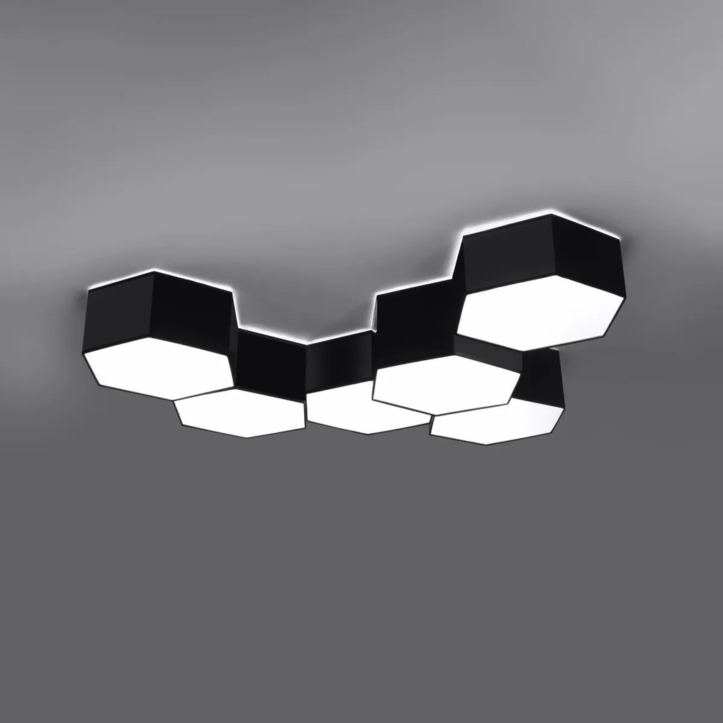 Sollux Lighting Stropní svítidlo SUNDE 11 černé