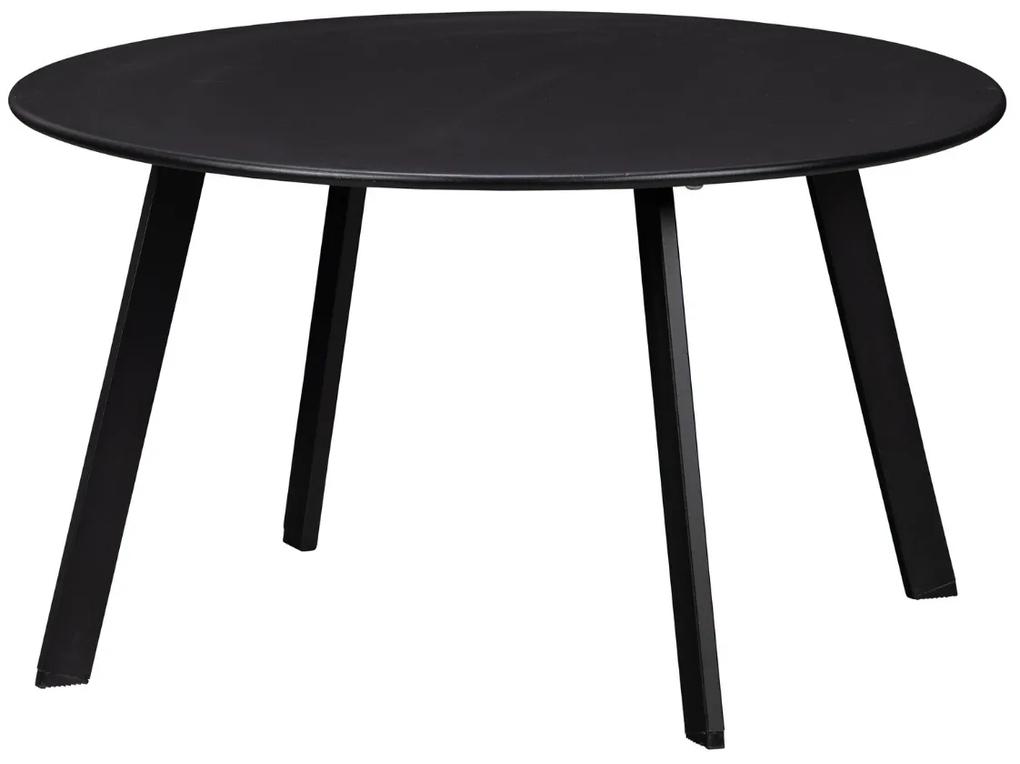 DNYMARIANNE -25% Hoorns Černý kovový konferenční stolek Axl 70 cm