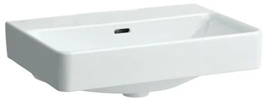 Laufen Pro S Kompaktní umyvadlo 55 x 38 cm bez otvoru, LCC bílá H8189584001091