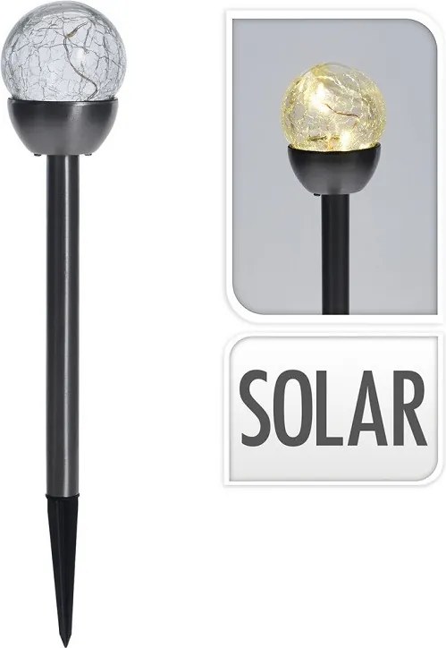 Sada solárních LED lamp Glassball 5 ks