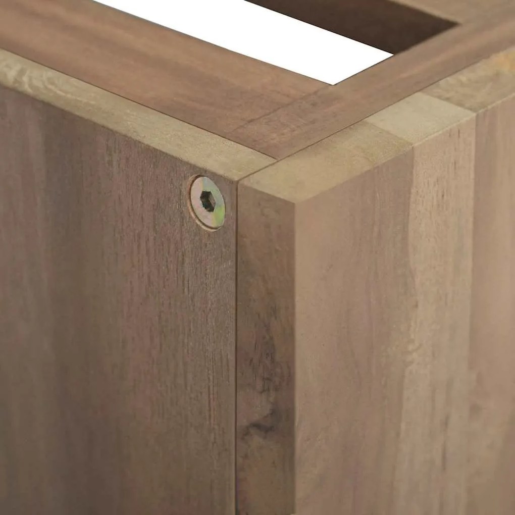 Nástěnná koupelnová skříňka 46 x 25,5 x 40 cm masivní teak 338252