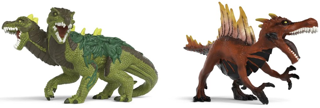 Schleich schleich ohnivý dinosaurus proti ještěrovi z džungle 70834