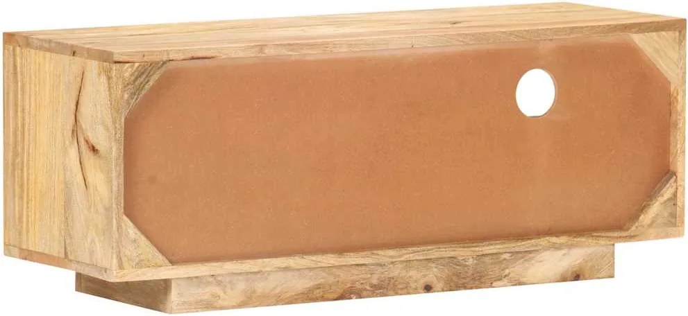 TV stolek 92 x 30 x 35 cm masivní mangovníkové dřevo 320466